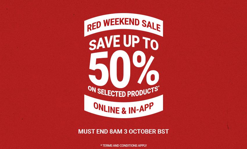 Red Weekend sale: Save up to 50% on selected products - Liverpool FC