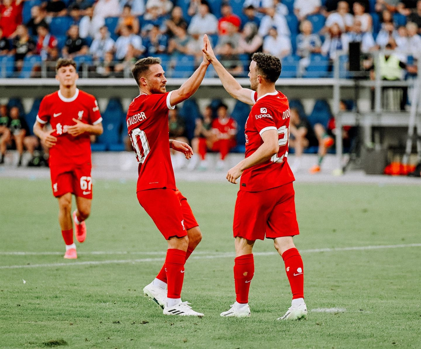 Photos: Mac Allister and Szoboszlai make Liverpool bow in win over ...