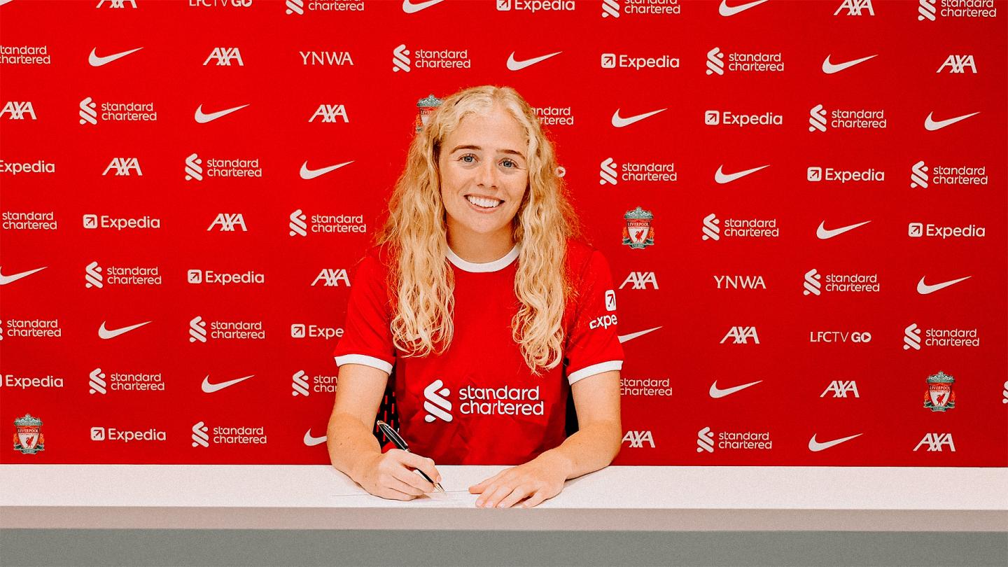 Liverpool FC Women complete signing of Grace Fisk - Liverpool FC