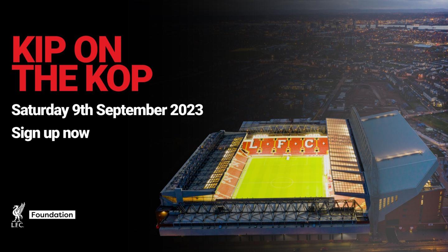 Your chance to 'Kip on the Kop' at Anfield - Liverpool FC