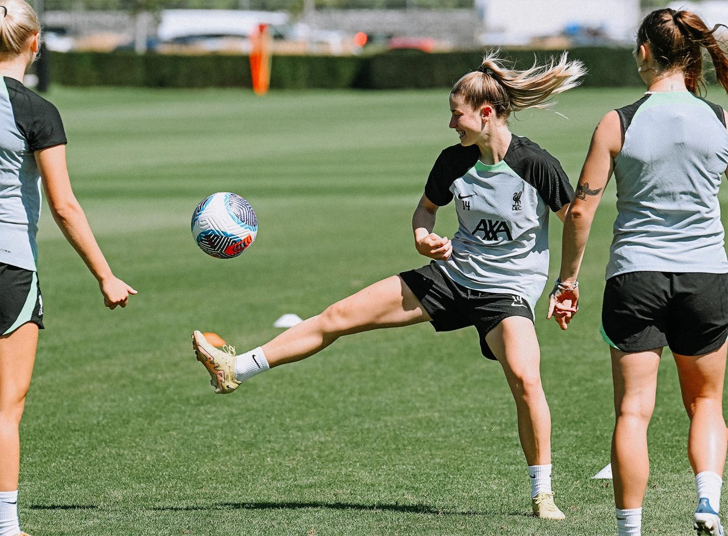 Training photos: Liverpool FC Women carry on pre-season work in Kirkby ...