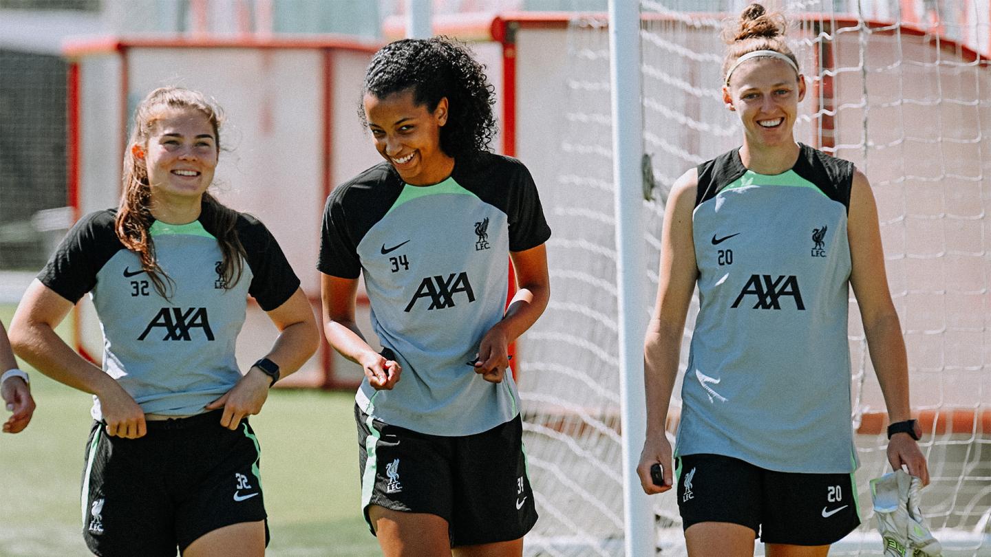 Training photos: Liverpool FC Women carry on pre-season work in Kirkby ...