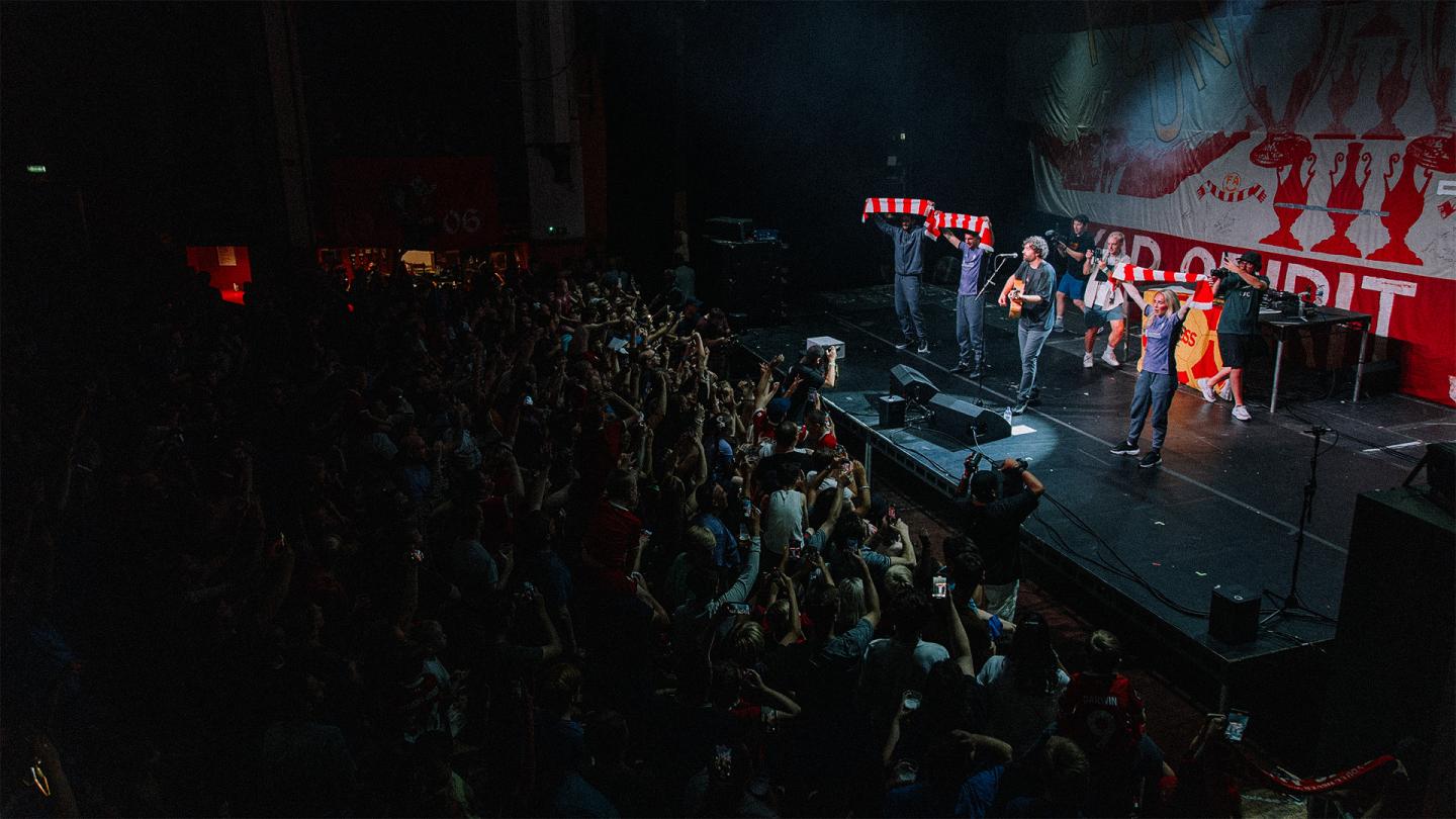 In pictures: How Liverpool's new third kit was revealed at fan event ...
