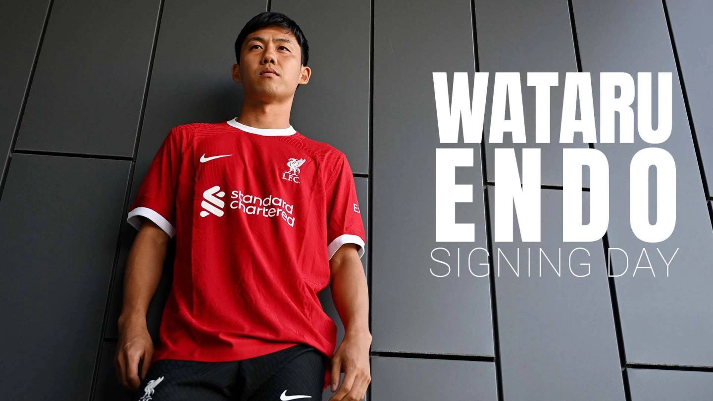 Signing day vlog: Go behind the scenes as Wataru Endo arrives at LFC ...