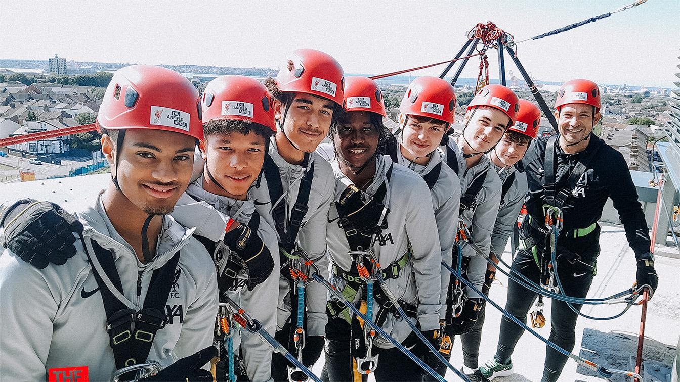 Academy column: Exam results and U18s take on Anfield Abseil - Liverpool FC