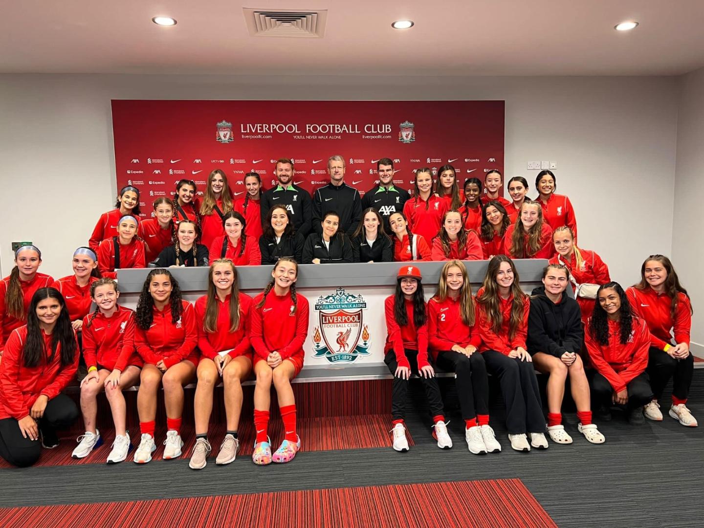 US Representative Teams complete UK tour - Liverpool FC