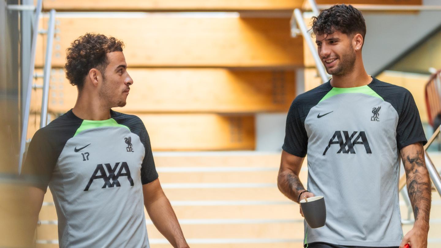 Photos: Reds return to AXA Training Centre after international break ...