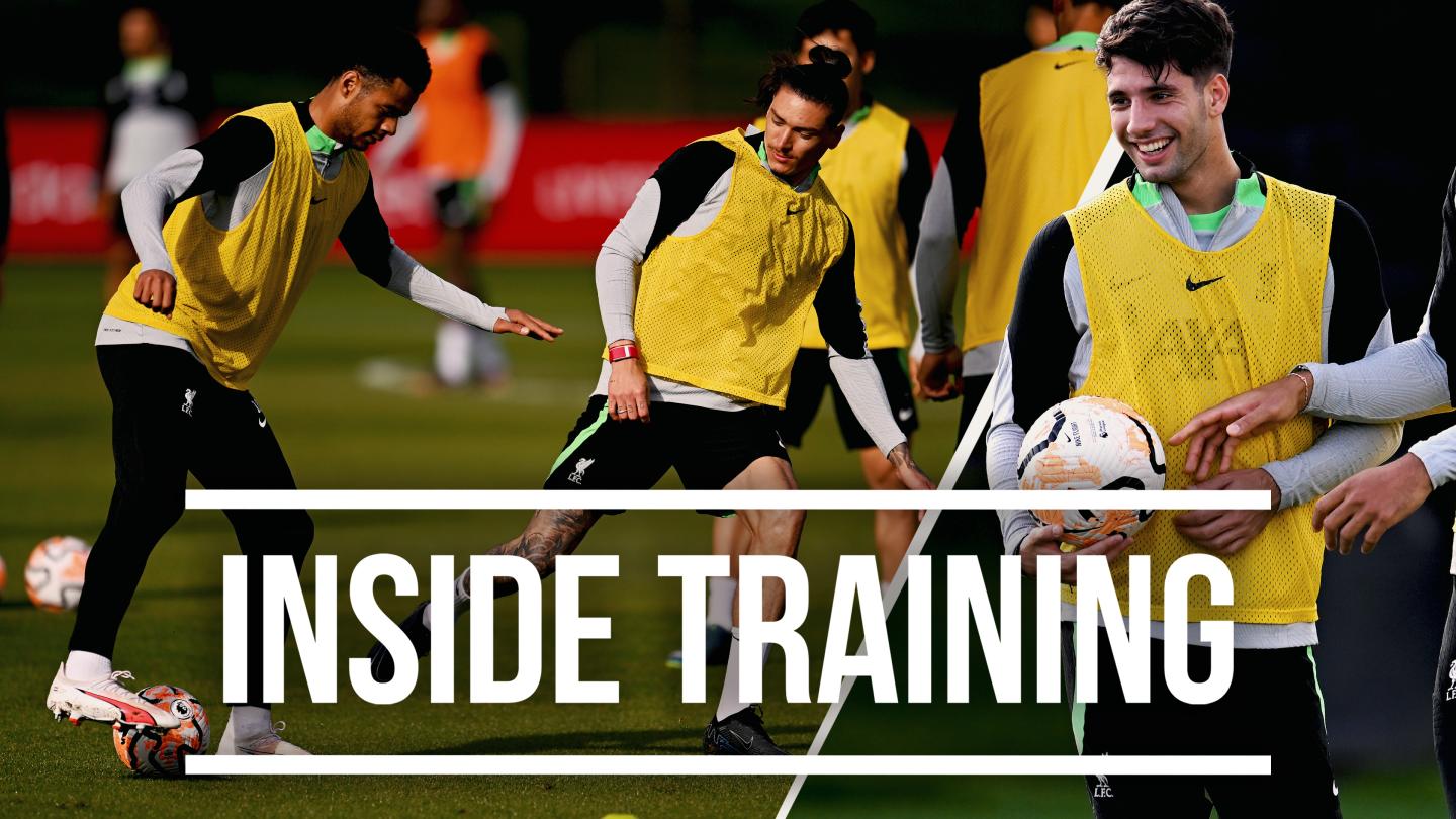 Inside Training: Gym work, drills and rondos for Liverpool ahead of ...