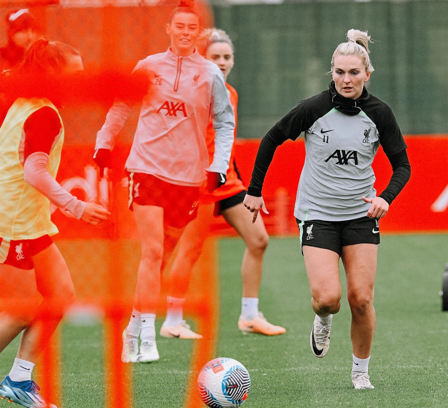 Photos: LFC Women's Friday session at AXA Melwood Training Centre ...
