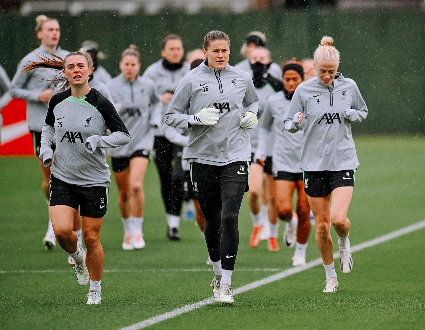 Photos: Liverpool FC Women in training ahead of trip to West Ham ...