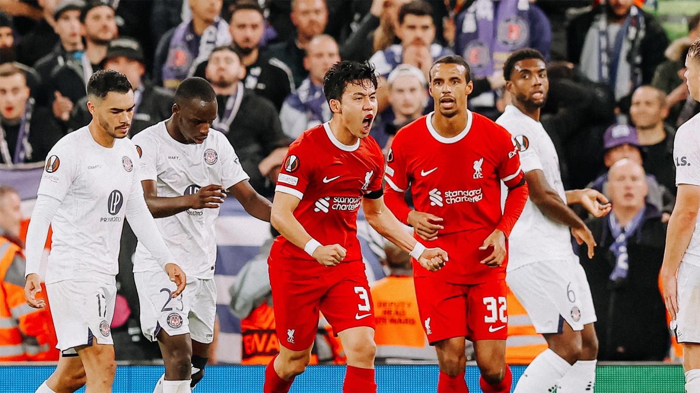 Wataru Endo: I'm so happy to score my first Liverpool goal - Liverpool FC