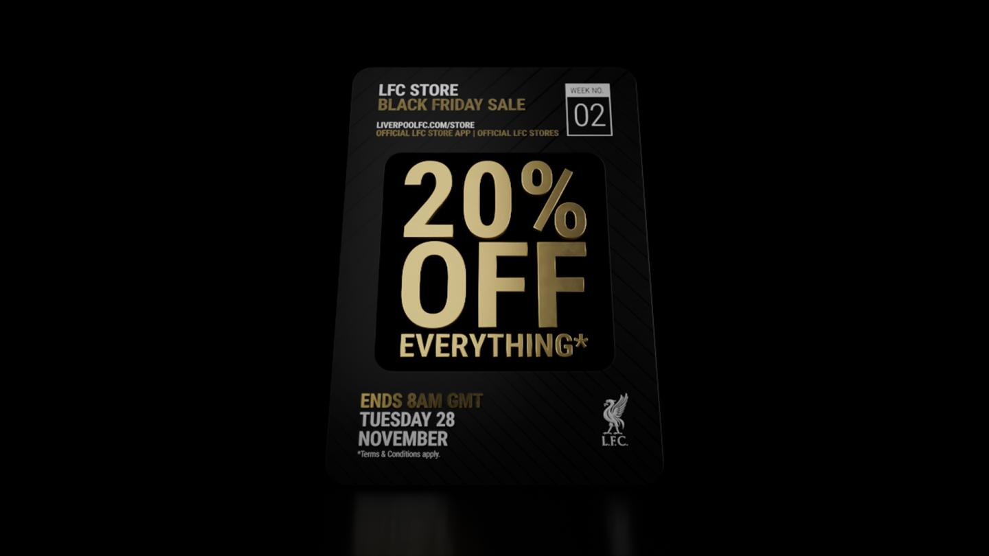 Last chance: Get 20% off everything* in LFC Retail's Black Friday sale ...