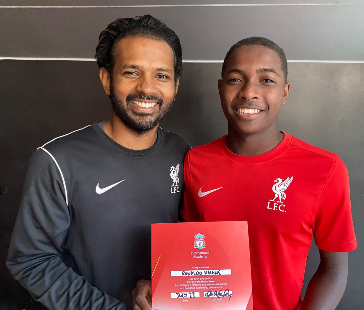 LFC International Academy Players of the Month – August and September ...