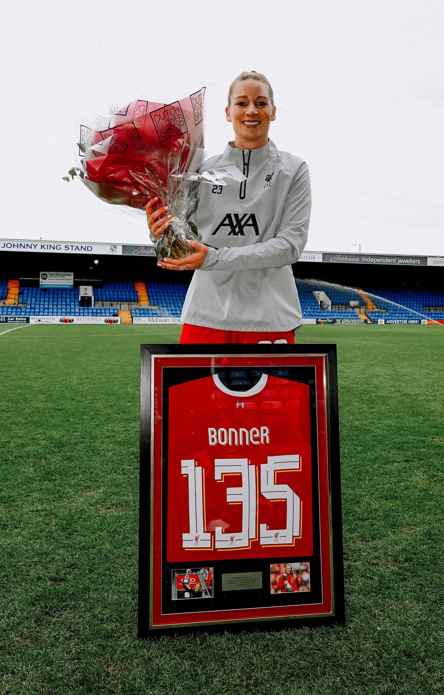 Gemma Bonner's LFC appearance record recognised with special ...