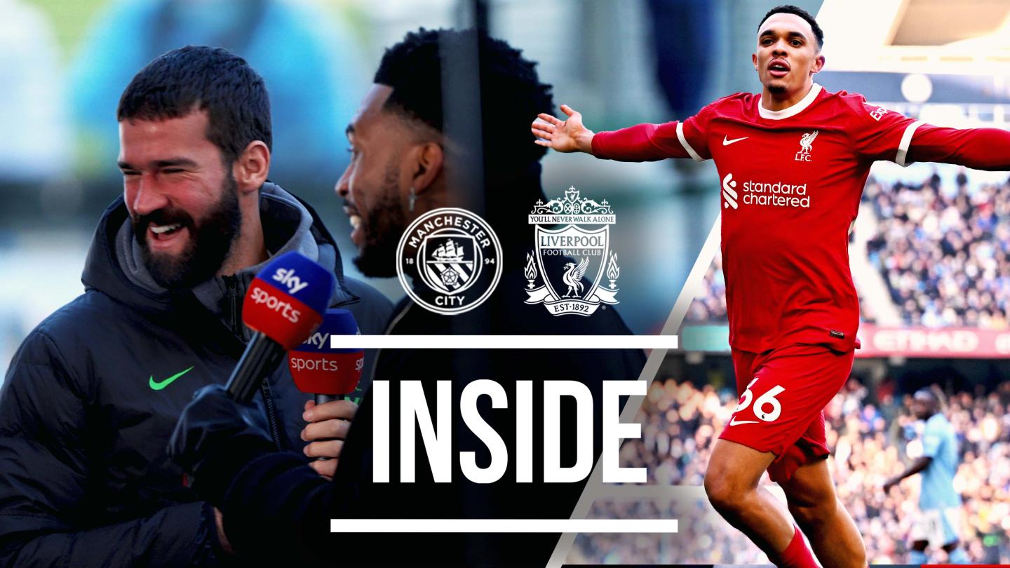 Inside: Go behind the scenes of Manchester City 1-1 Liverpool ...