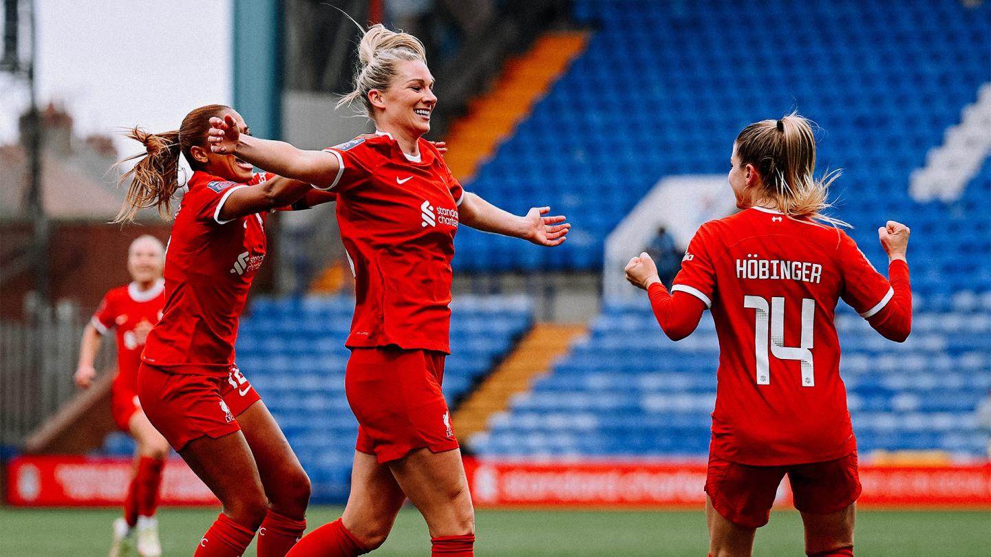 Watch WSL highlights: Liverpool 4-0 Brighton - Liverpool FC