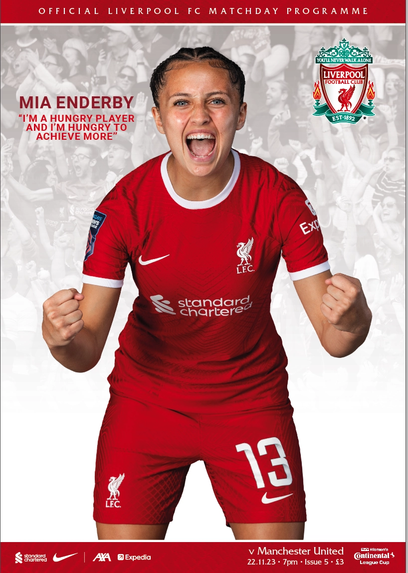 Get your LFC Women v Manchester United programme - Liverpool FC
