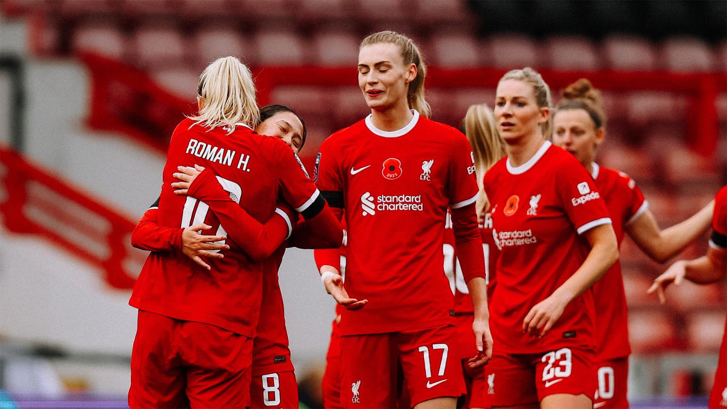 Roman Haug gets first Liverpool goal in WSL draw at Tottenham ...