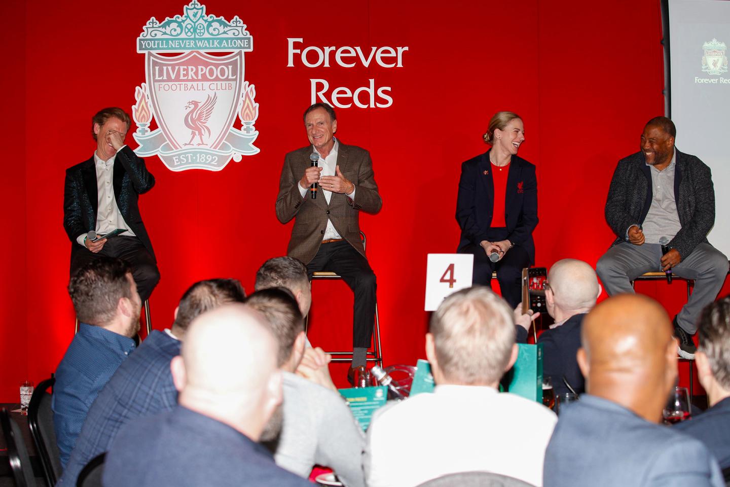 Four Winners attended the Forever Reds Christmas Lunch - Liverpool FC