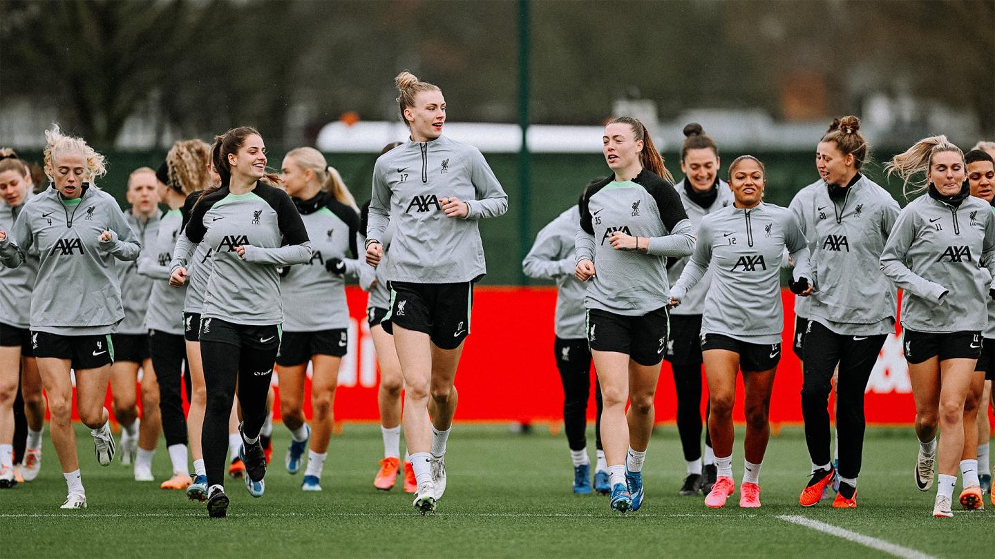 Training photos: Liverpool prepare for WSL clash with Bristol City ...