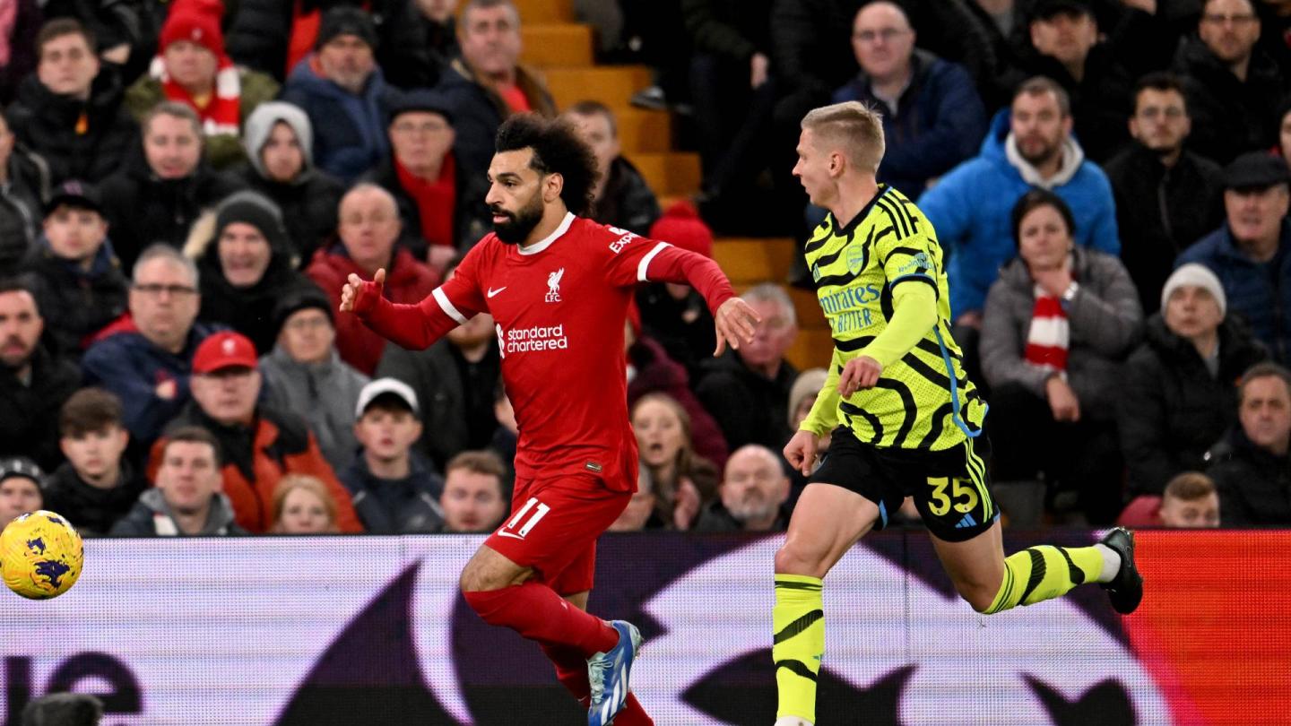 Mohamed Salah strikes in Liverpool draw with Arsenal at Anfield ...
