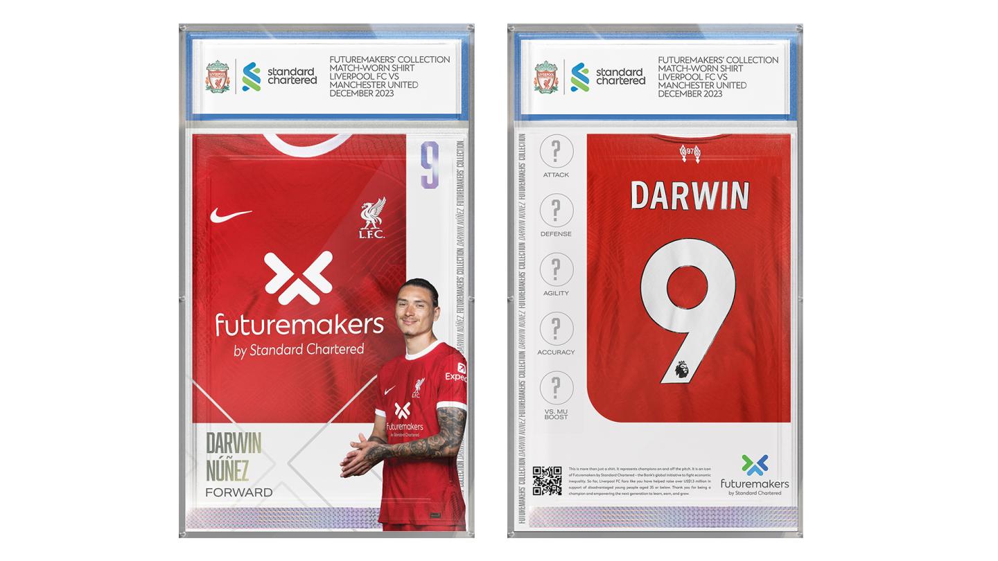 LFC and Standard Chartered to auction signed, match-worn 'Futuremakers ...