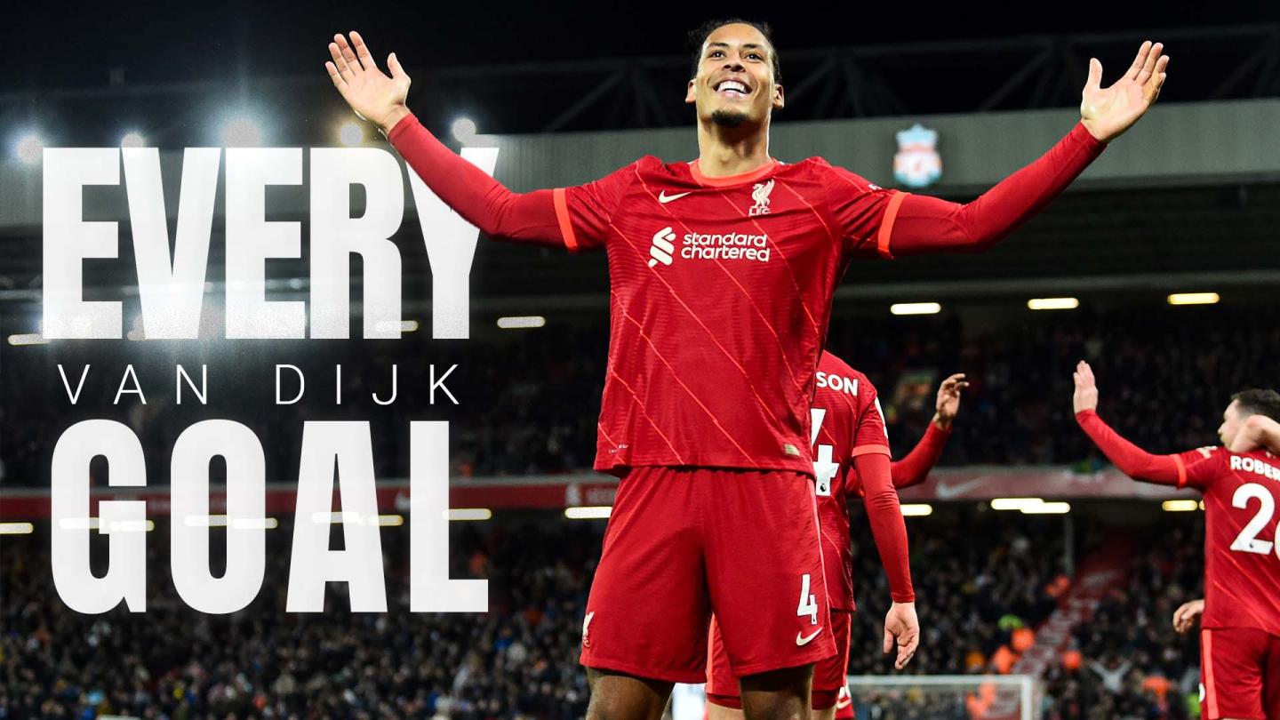 Watch all 20 of Virgil van Dijk's goals for Liverpool - Liverpool FC