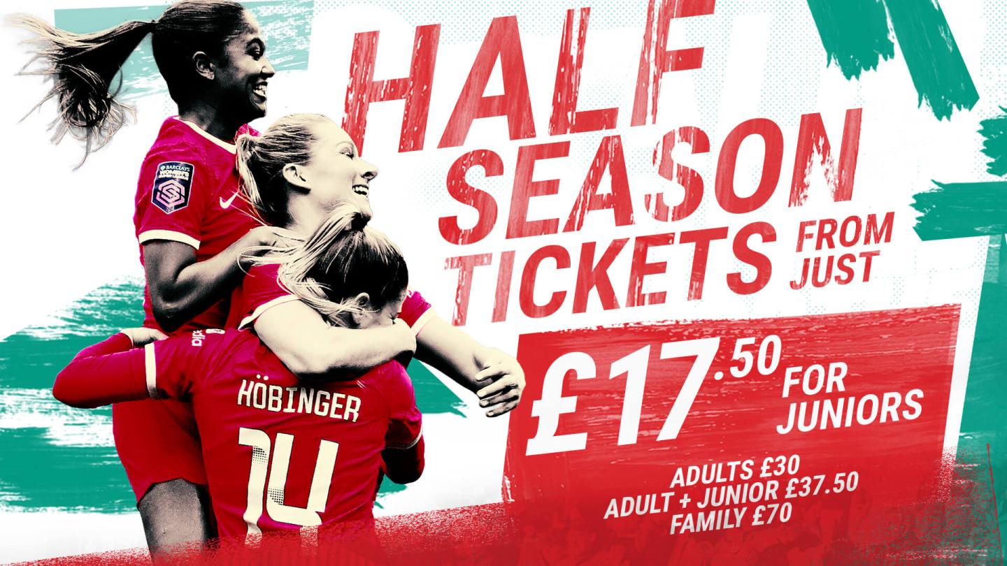 Buy your Liverpool FC Women half-season ticket - Liverpool FC