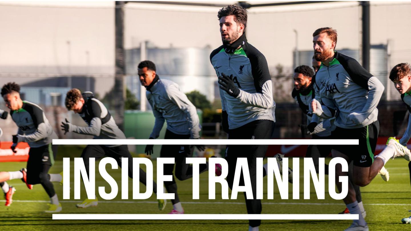 Inside Training: Alexander-Arnold, Robertson, Szoboszlai and Tsimikas ...