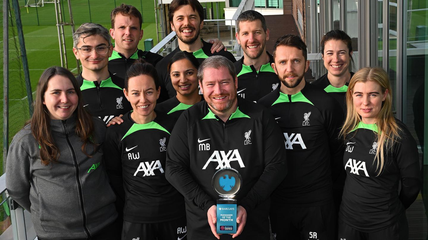 Matt Beard wins WSL Manager of the Month award for December - Liverpool FC
