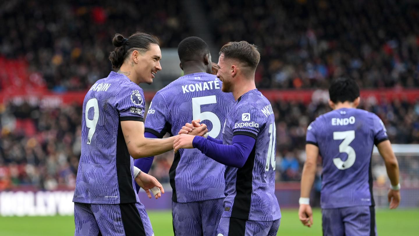 Liverpool net four in Premier League victory over Brentford - Liverpool FC
