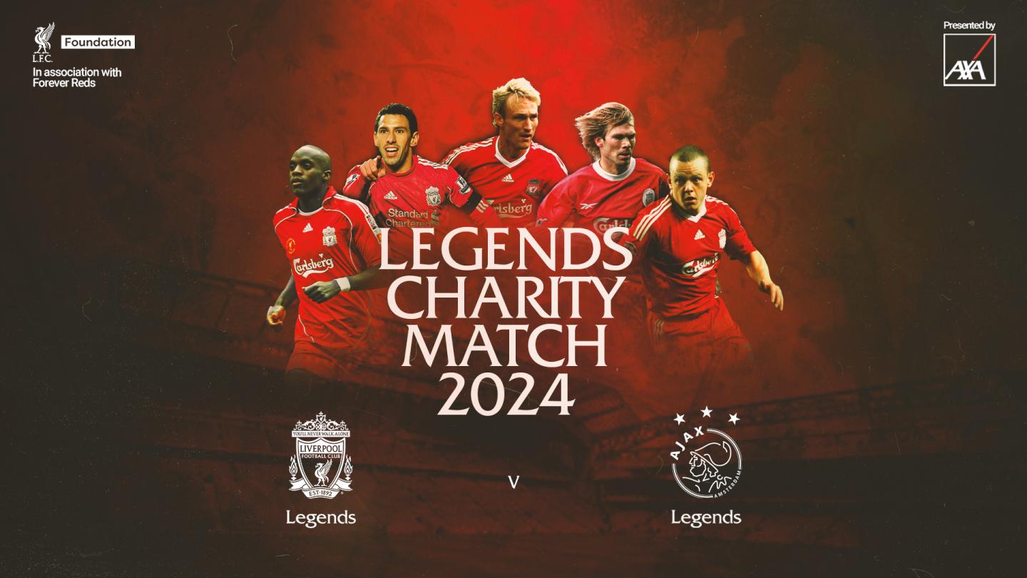 Full LFC Legends squad confirmed for charity match with Ajax - Liverpool FC