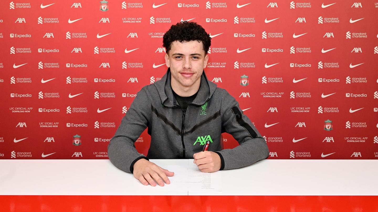 Kieran Morrison signs first professional contract with LFC - Liverpool FC
