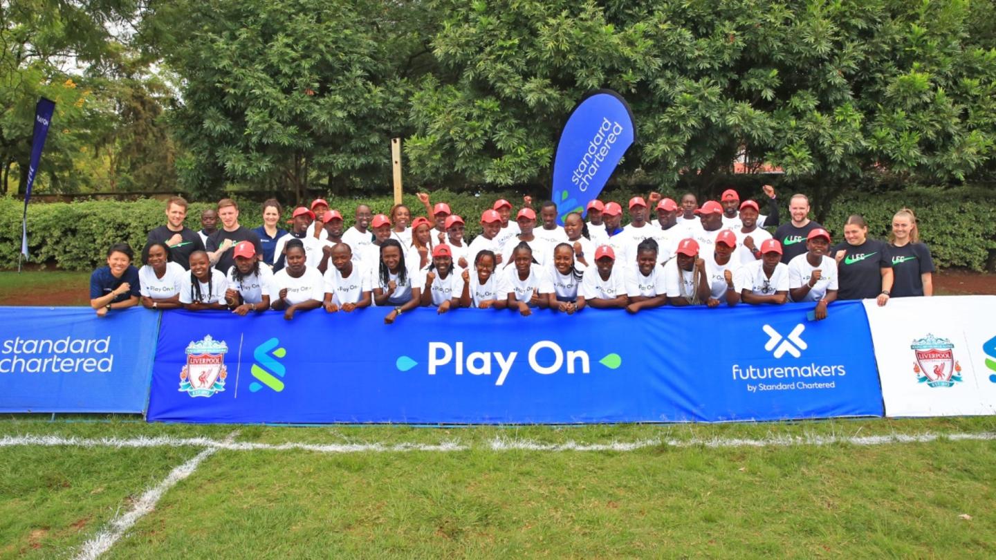 Standard Chartered and LFC deliver impactful 'Play On: Train the ...