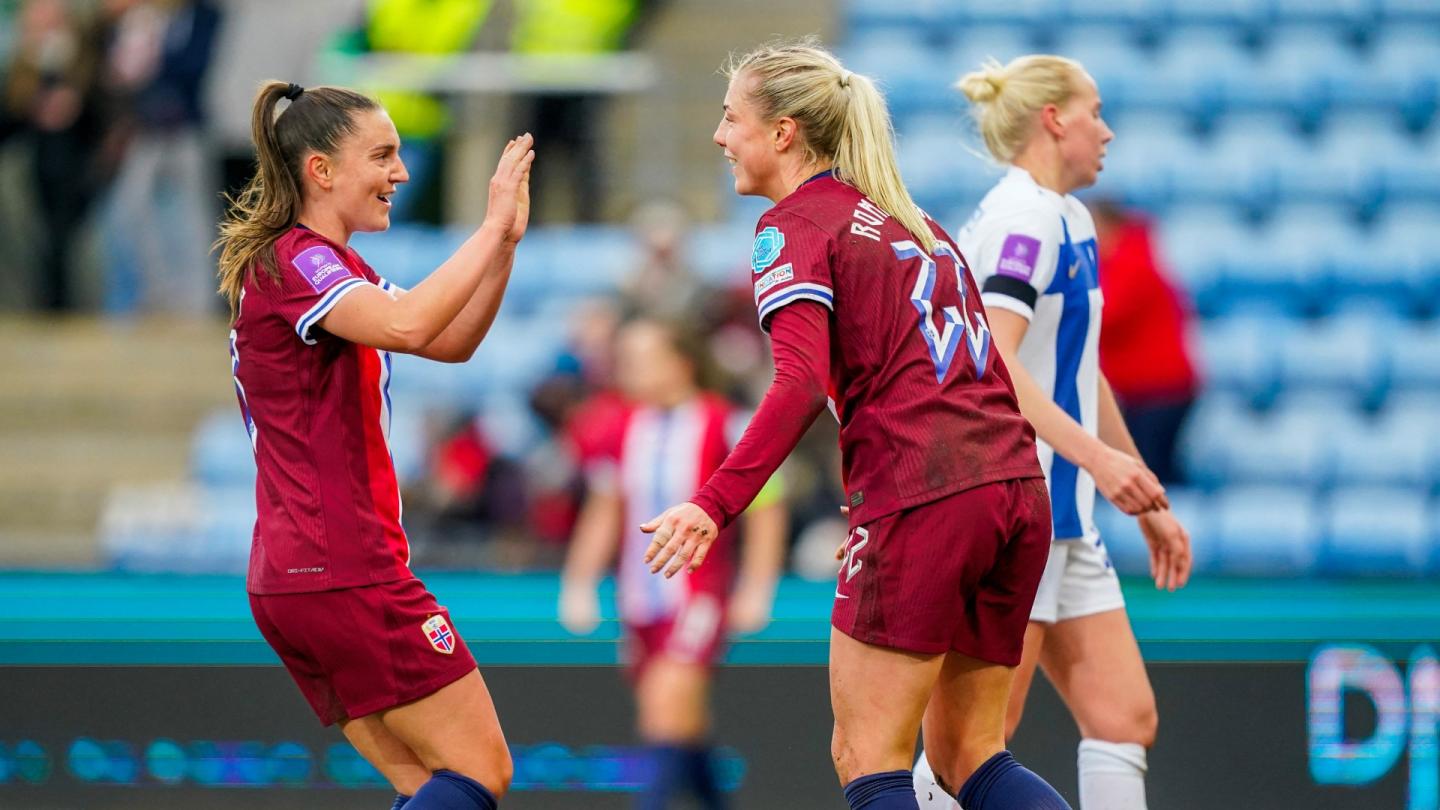 Internationals: Sophie Roman Haug scores for Norway as Euro 2025 ...