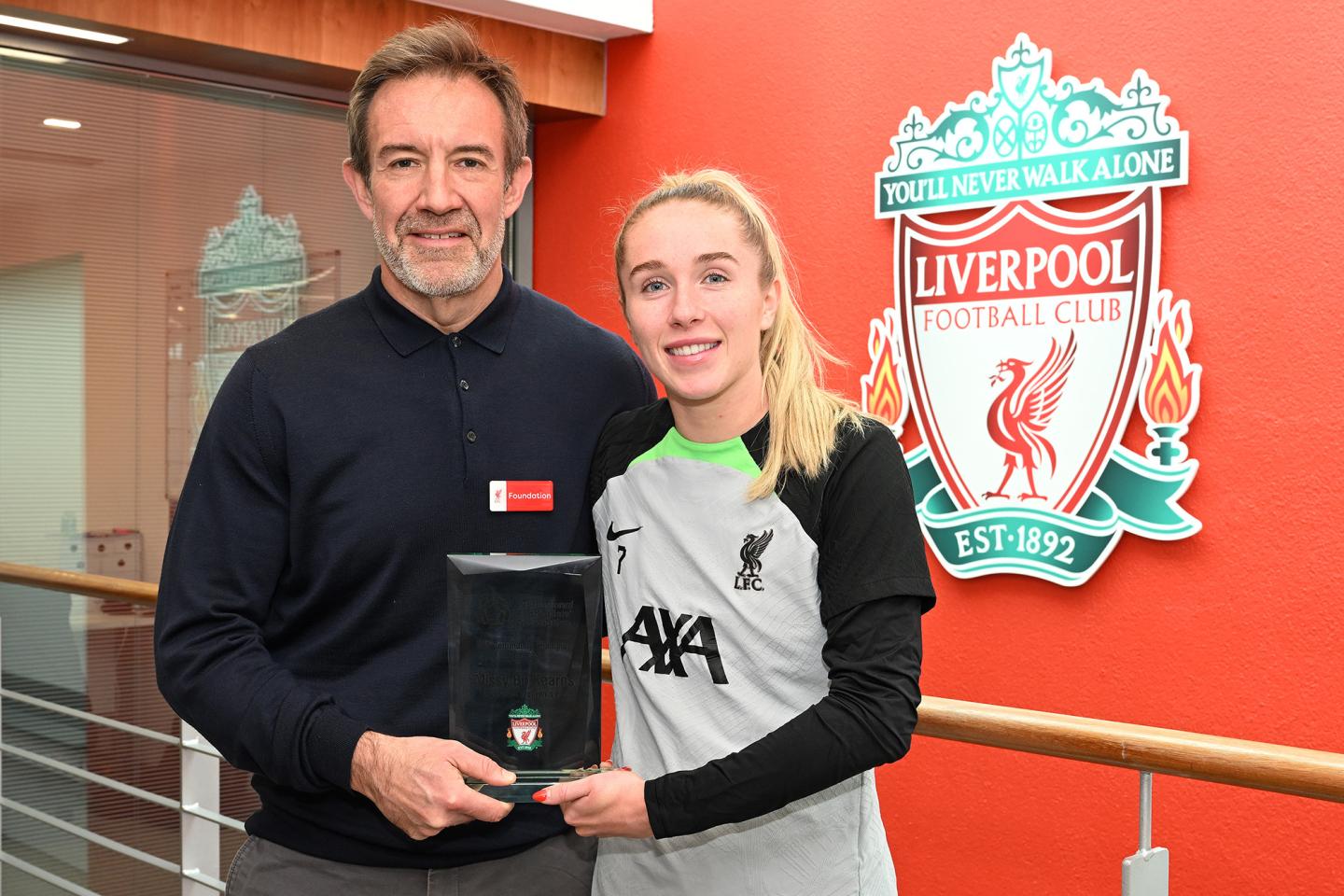 Trio Receive Recognition For Community Work - Liverpool FC