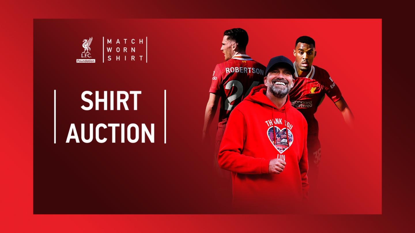 Memorabilia from Jürgen Klopp's farewell season up for auction to raise ...