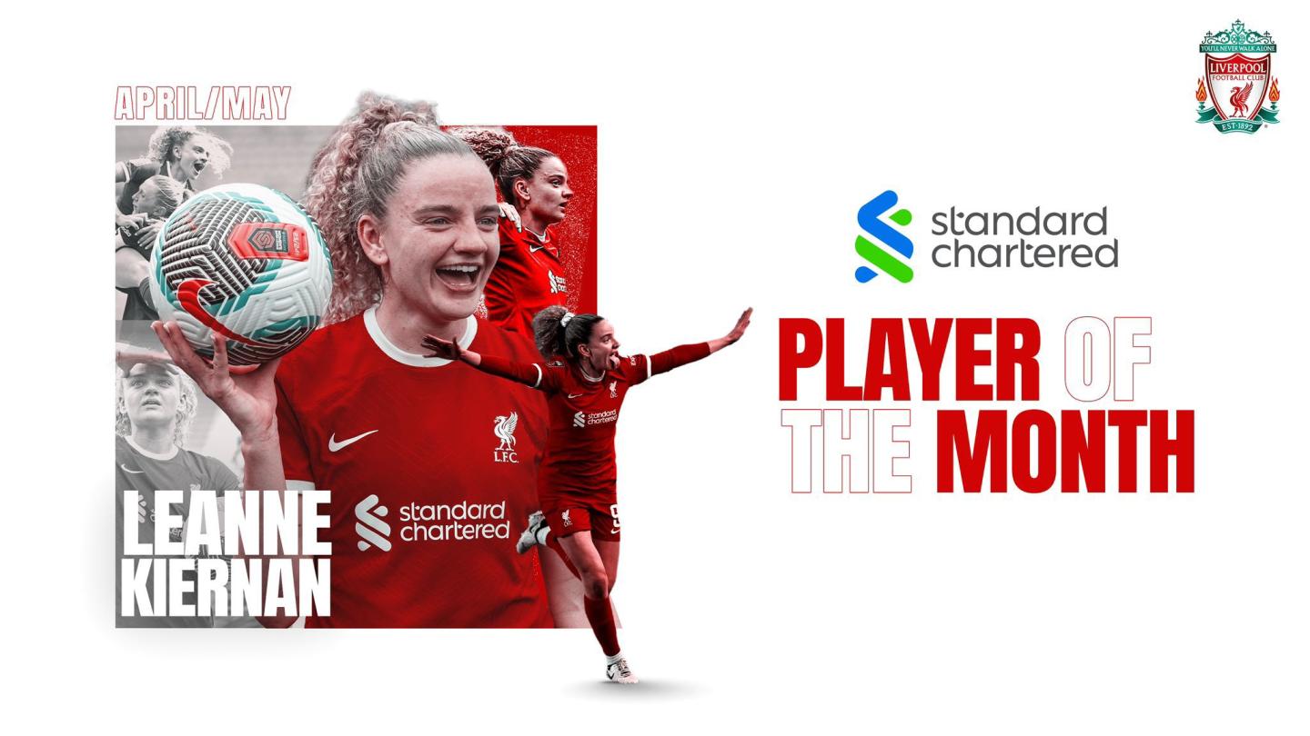 Leanne Kiernan claims LFC Women's final Player of the Month award of ...
