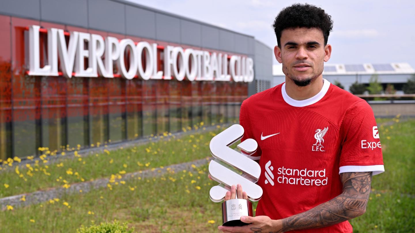 Luis Diaz voted Liverpool's Standard Chartered Men's Player of the ...