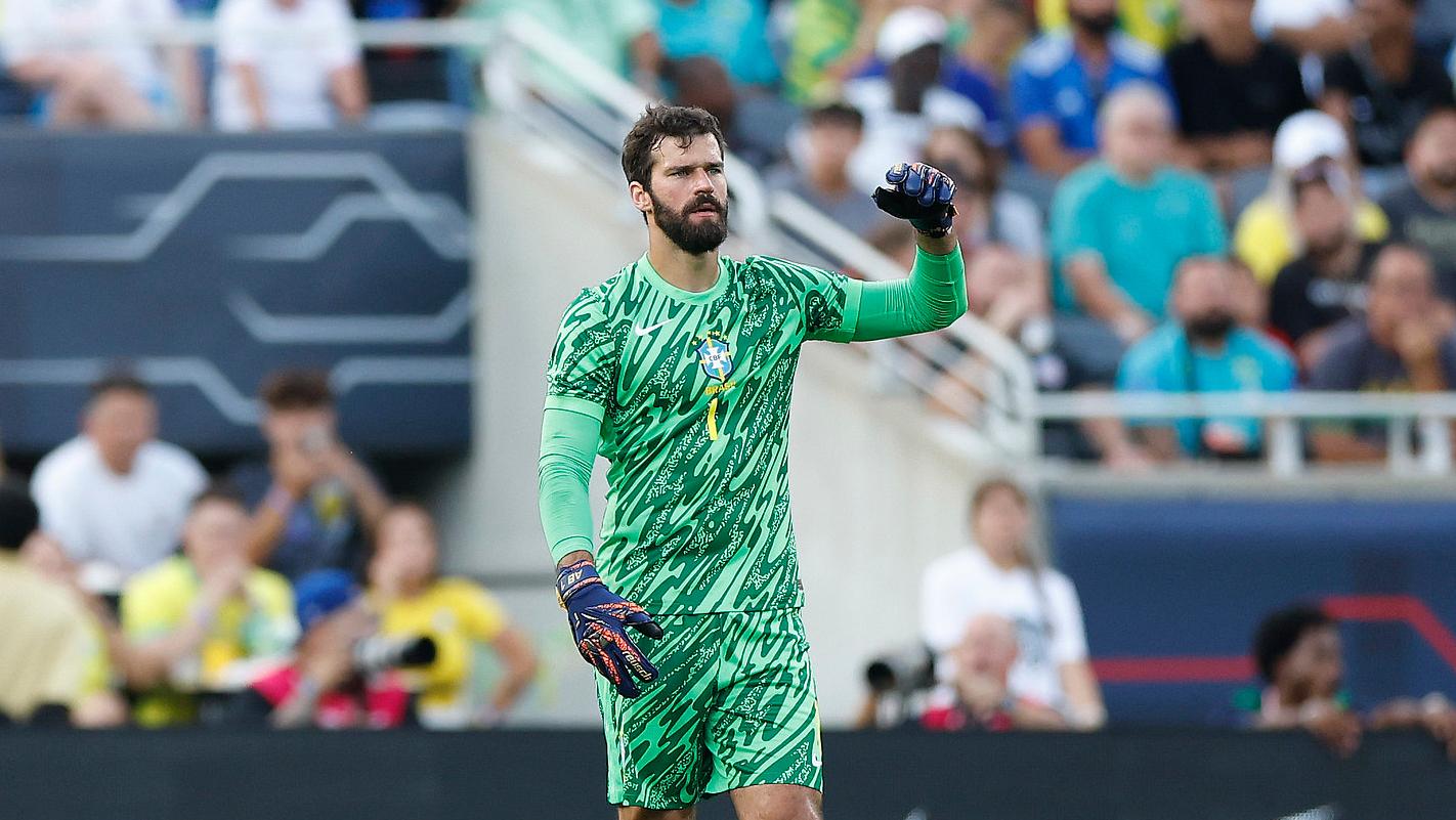 Internationals Alisson Becker Features For Brazil In Usa Draw Liverpool Fc