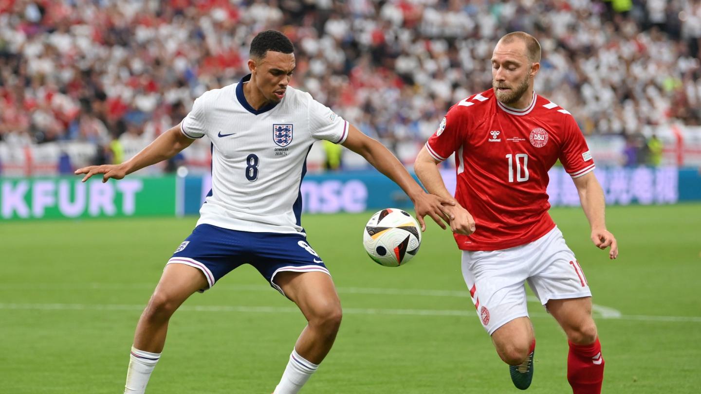 Euro 2024: Trent Alexander-Arnold's England draw with Denmark on ...