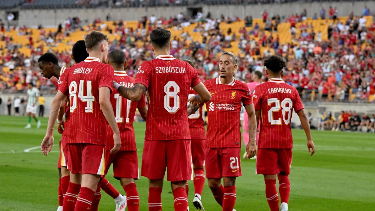 Dominik Szoboszlai nets against Real Betis to give Liverpool winning ...