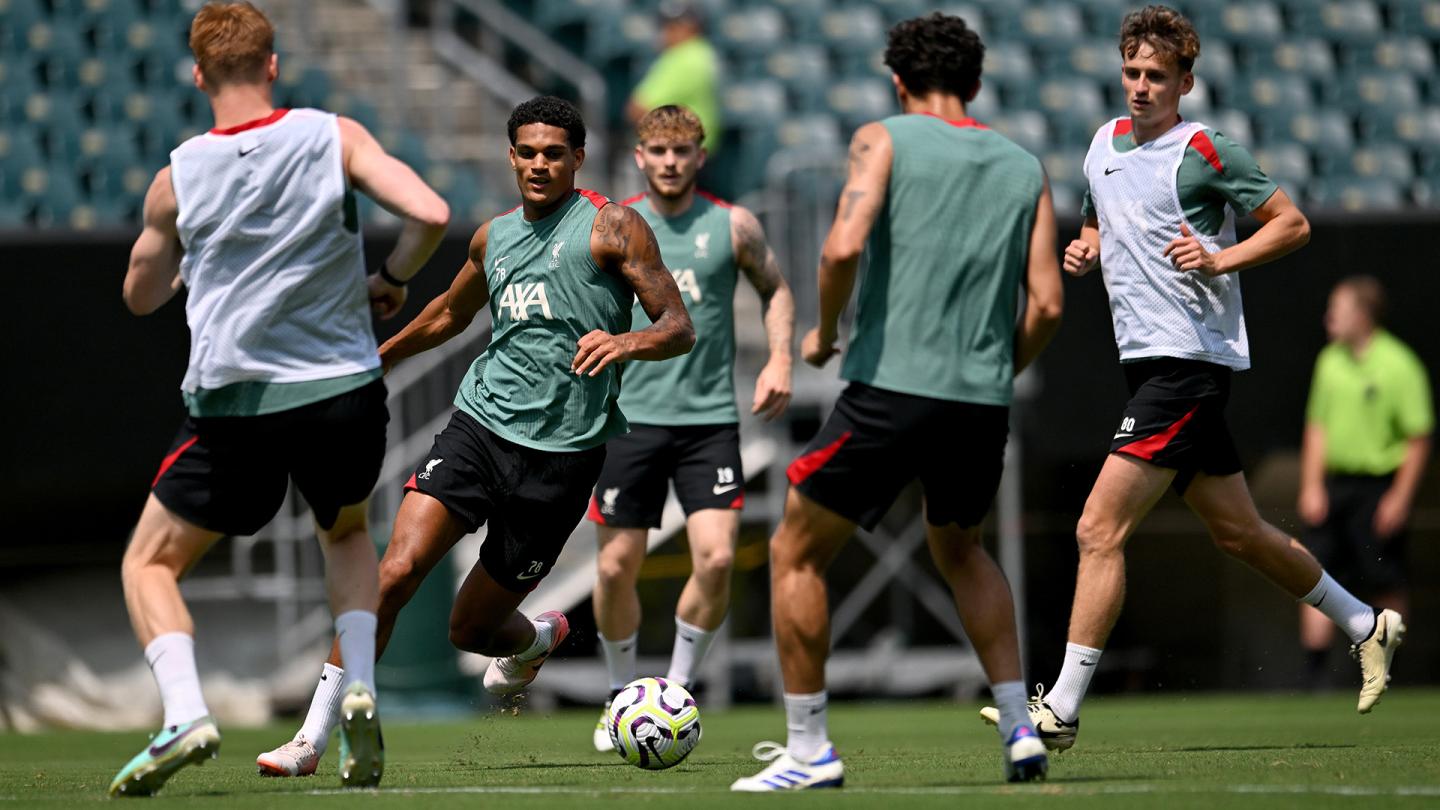 Watch again: Liverpool's open training session in Philadelphia ...