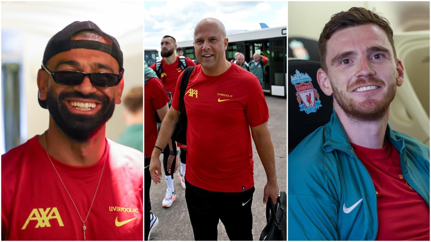 Photos: Liverpool jet off to Pittsburgh to begin USA pre-season trip ...