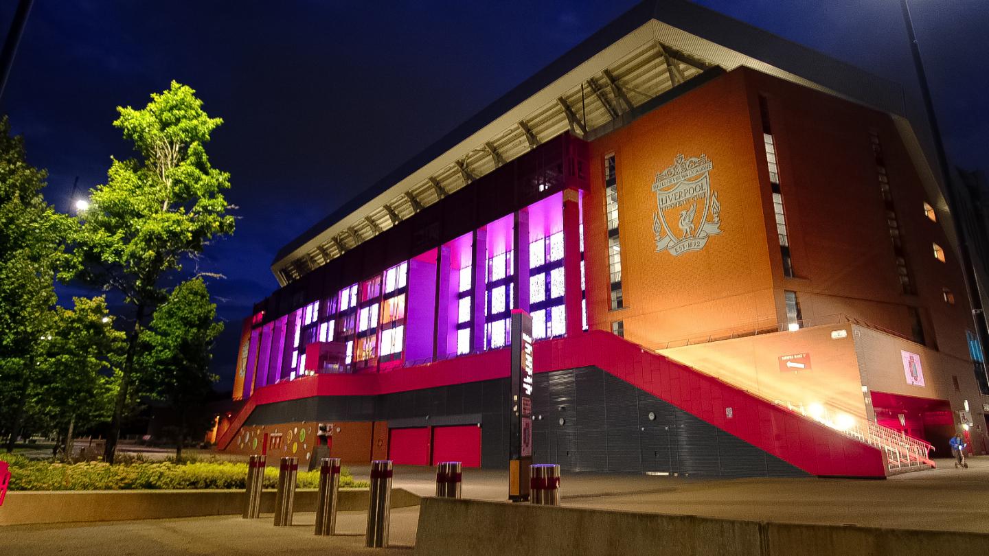 Anfield lights up pink as part of Southport tragedy solidarity ...