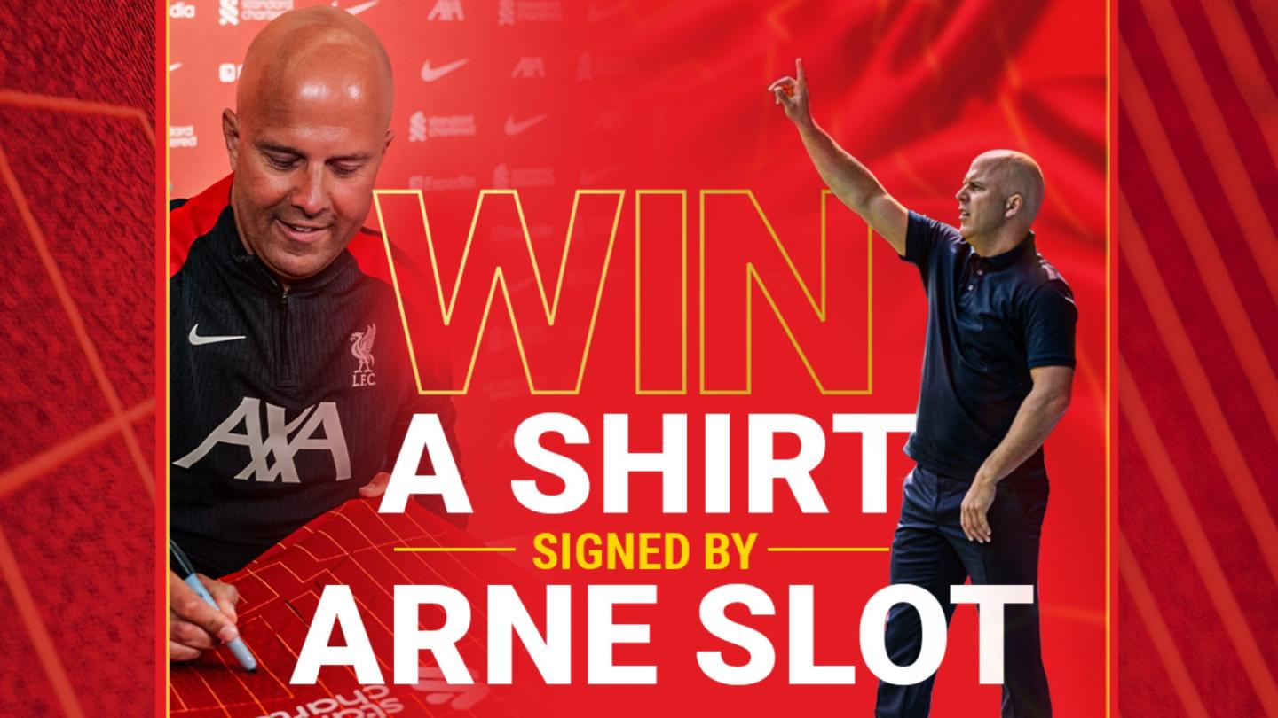 Competition: Win a Liverpool shirt signed by Arne Slot - Liverpool FC