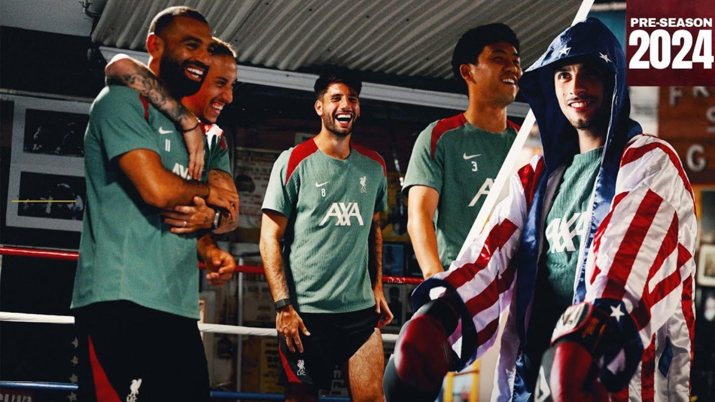 Video: Behind the scenes from Liverpool's boxing session in ...