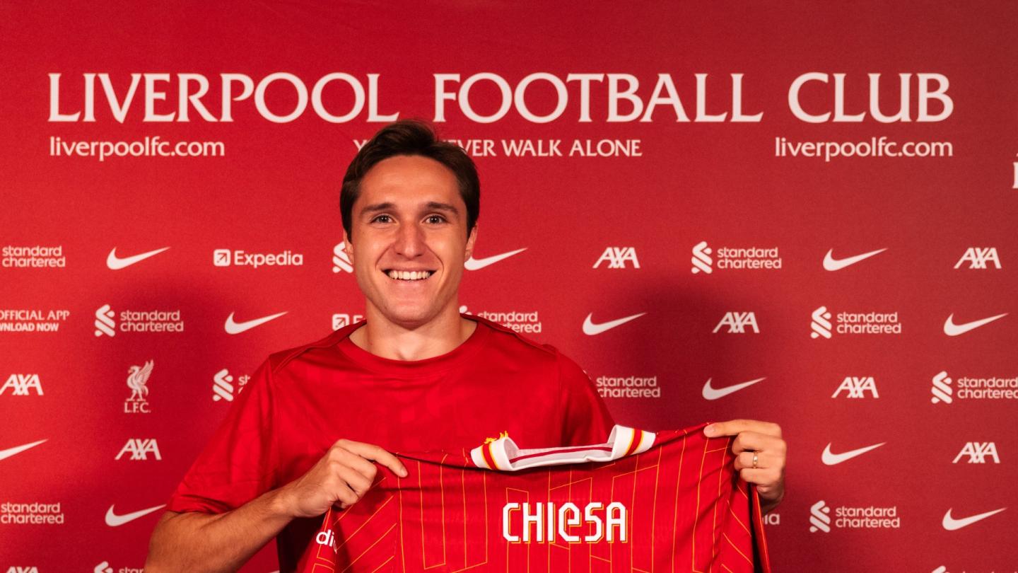 Federico Chiesa's Liverpool shirt number revealed - Liverpool FC