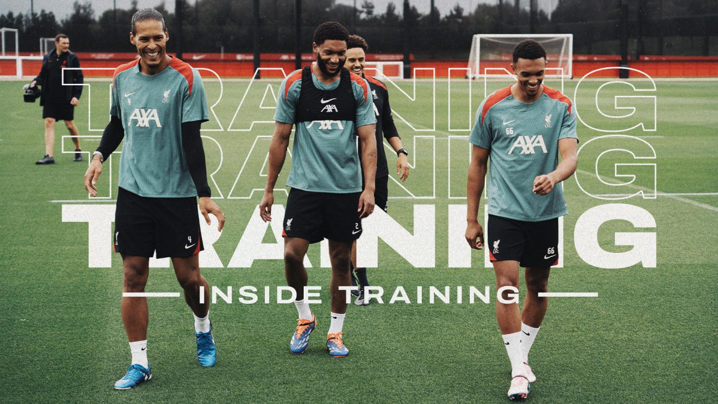 Inside Training: Behind the scenes as six Liverpool players start pre ...