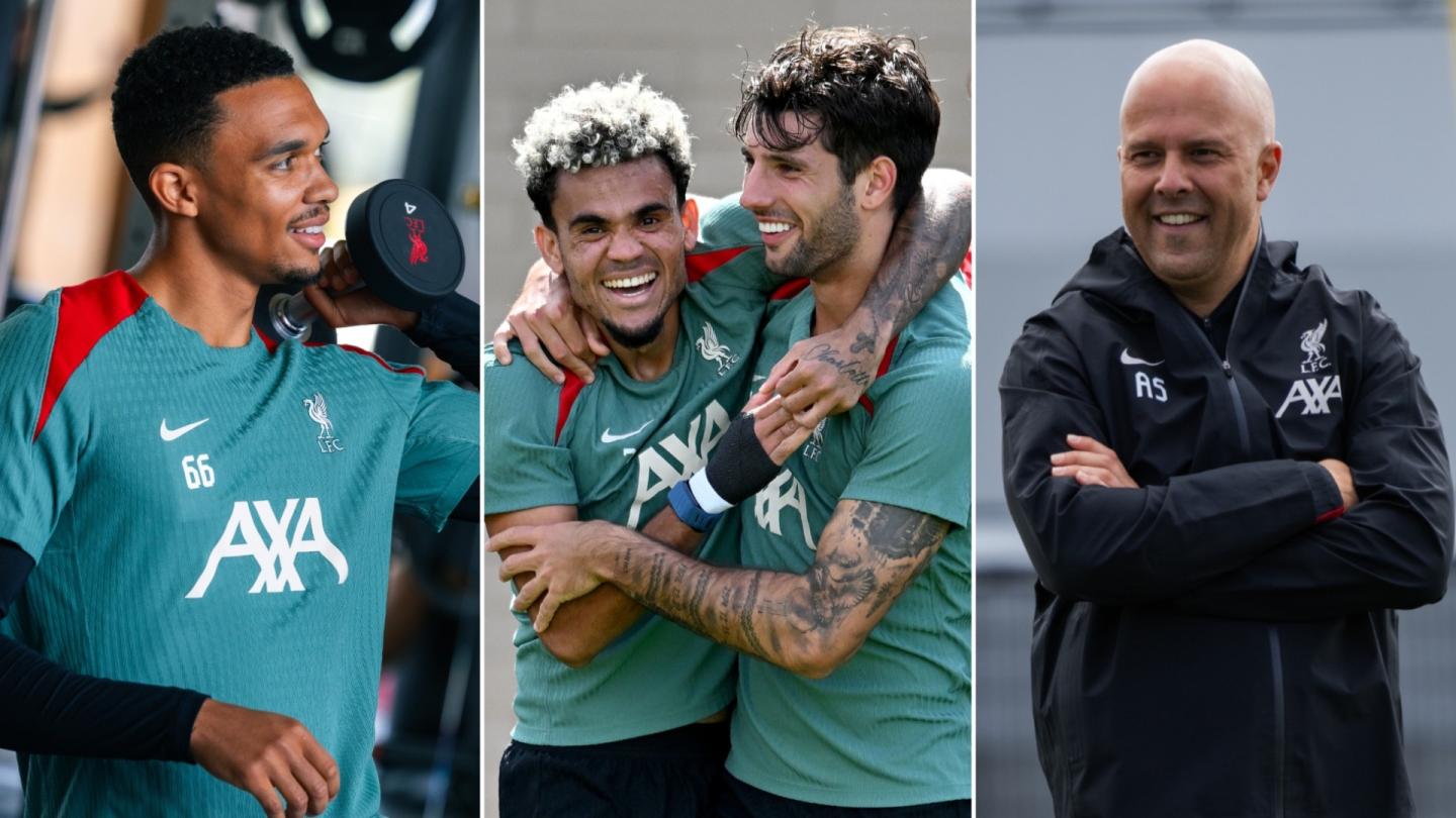 78 training photos: Liverpool in preparation for clash with Brentford ...